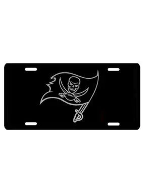 Accents | Tampa Bay Buccaneers Black Metal Vanity Aluminum License ...